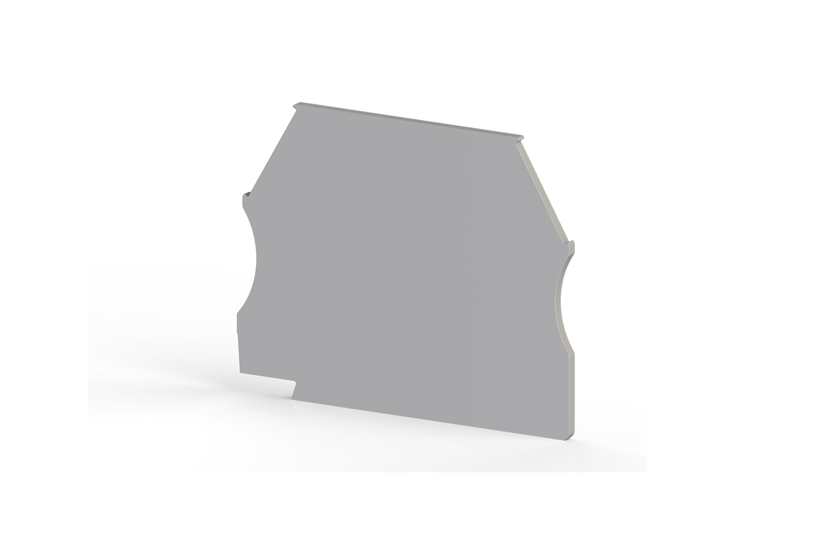 Terminal block End Plate 2.5-10mm AVK Series 444120 klemsan - Qahraba