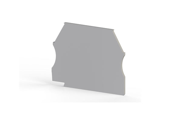 Terminal block End Plate 2.5-10mm AVK Series 444120 klemsan - Qahraba