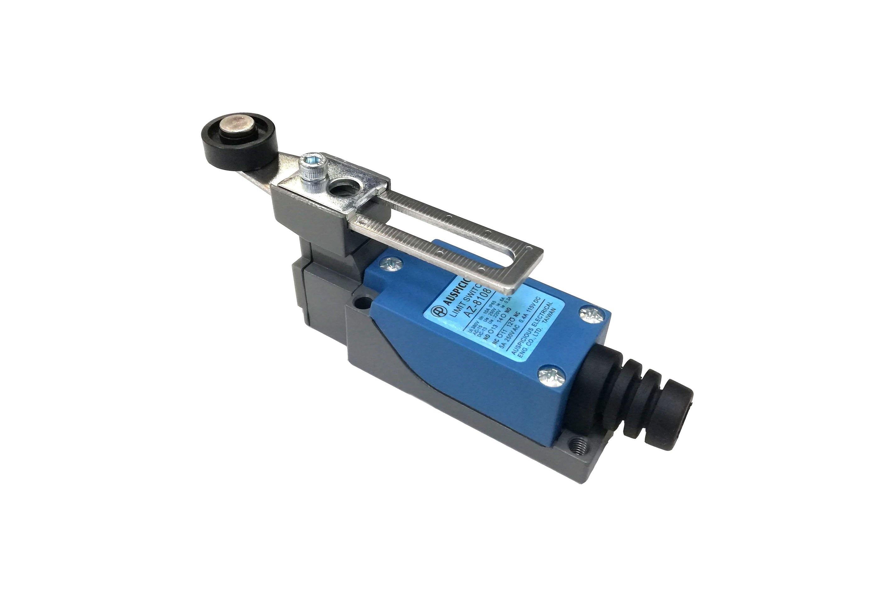 Adjustable Roller Lever Limit Switch 1 NO + 1 NC IP65 8108 Auspicious ...