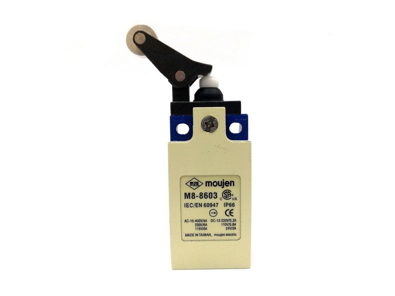 Side Roller Plunger Type Limit Switch IP66 M8-8603A Moujen - Qahraba