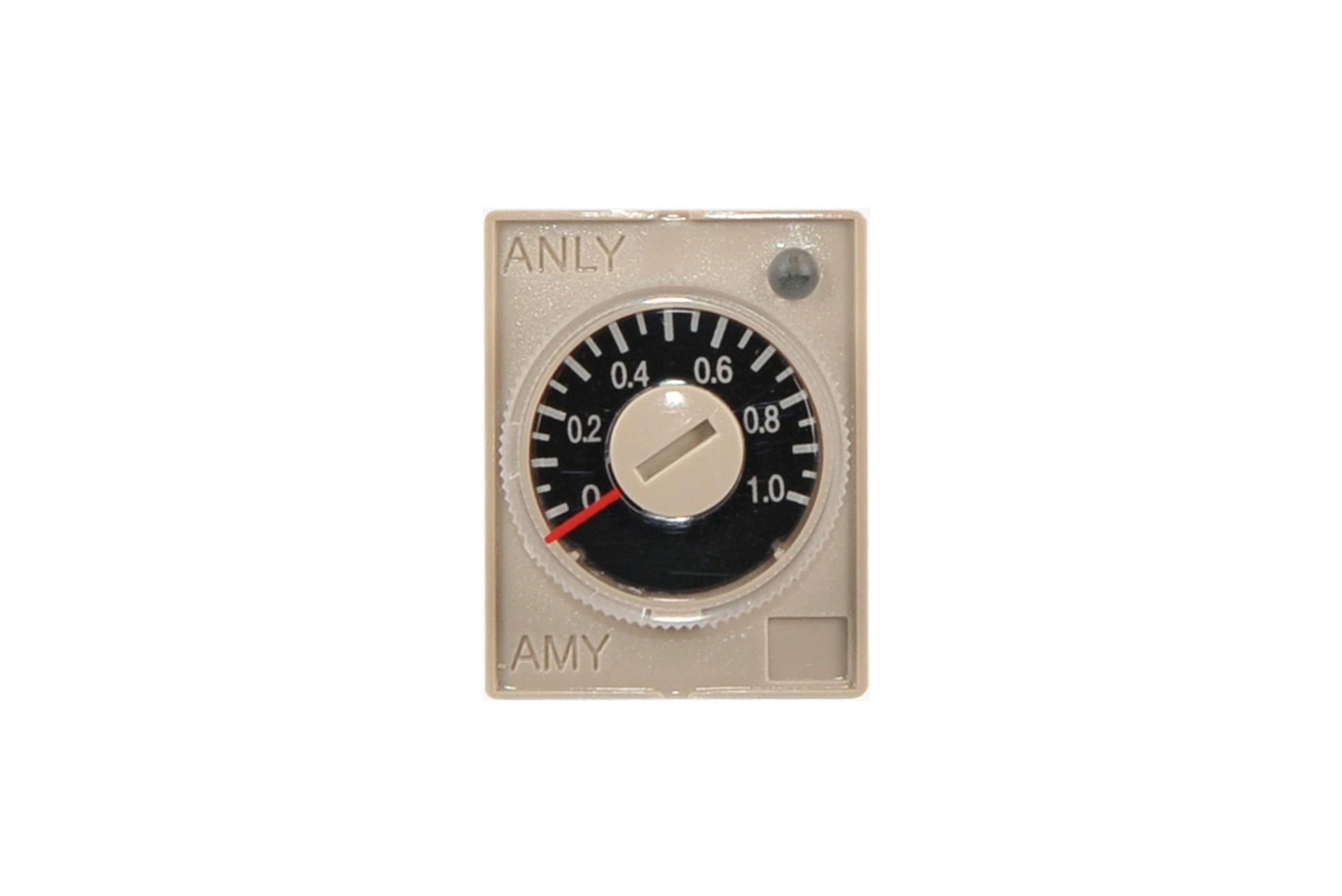 Multi Range Analogue Timer 8PIN 5A - AMY-N2 Anly Taiwan - Qahraba