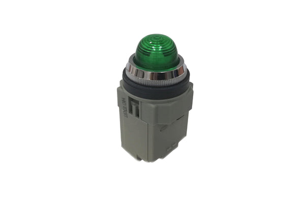 30mm TWD Series LED Pilot Indicator Light 200VAC/220VAC Green Color ...