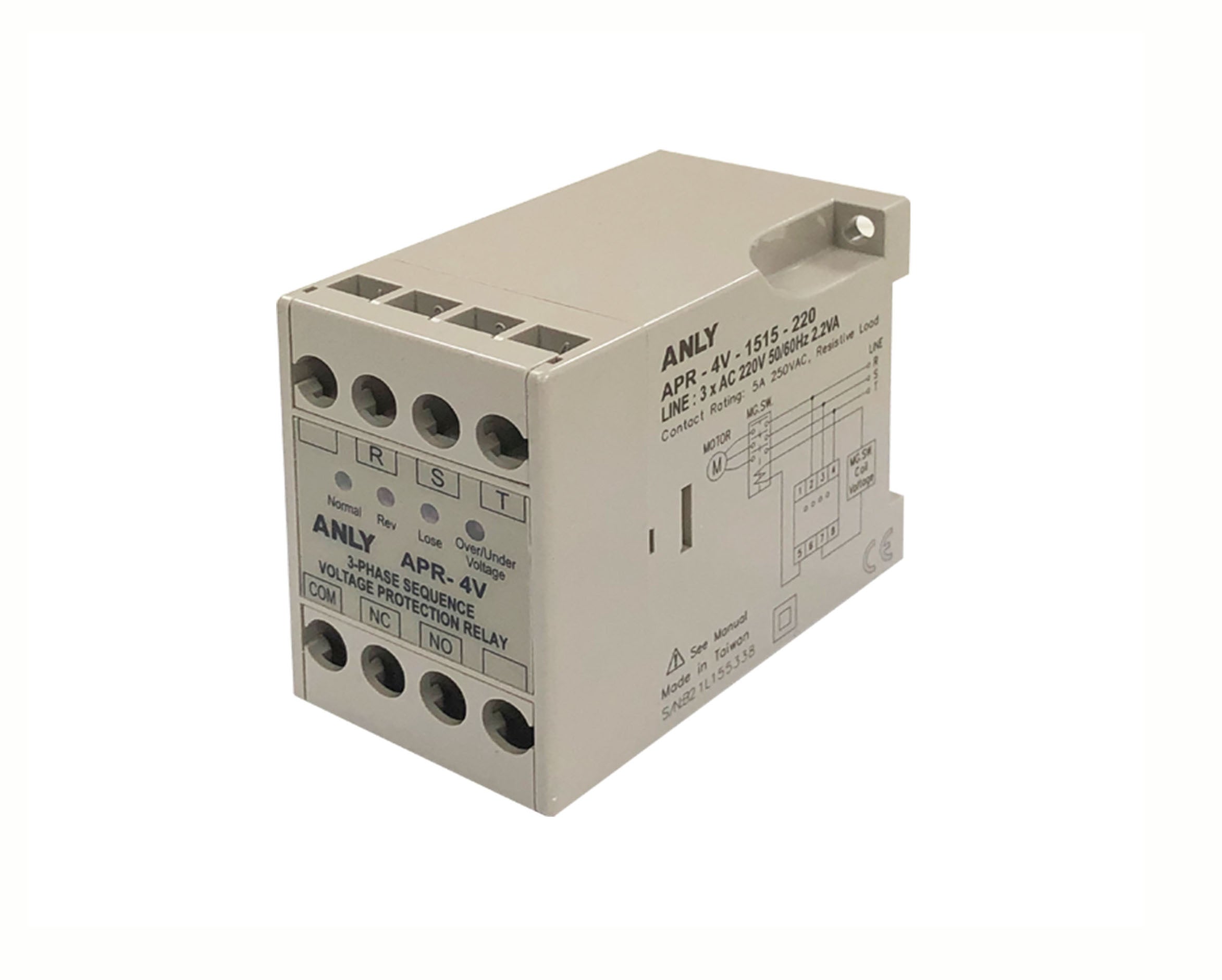 3 Phase Sequence Voltage Protection Relay APR-4V-1515 Anly - Qahraba