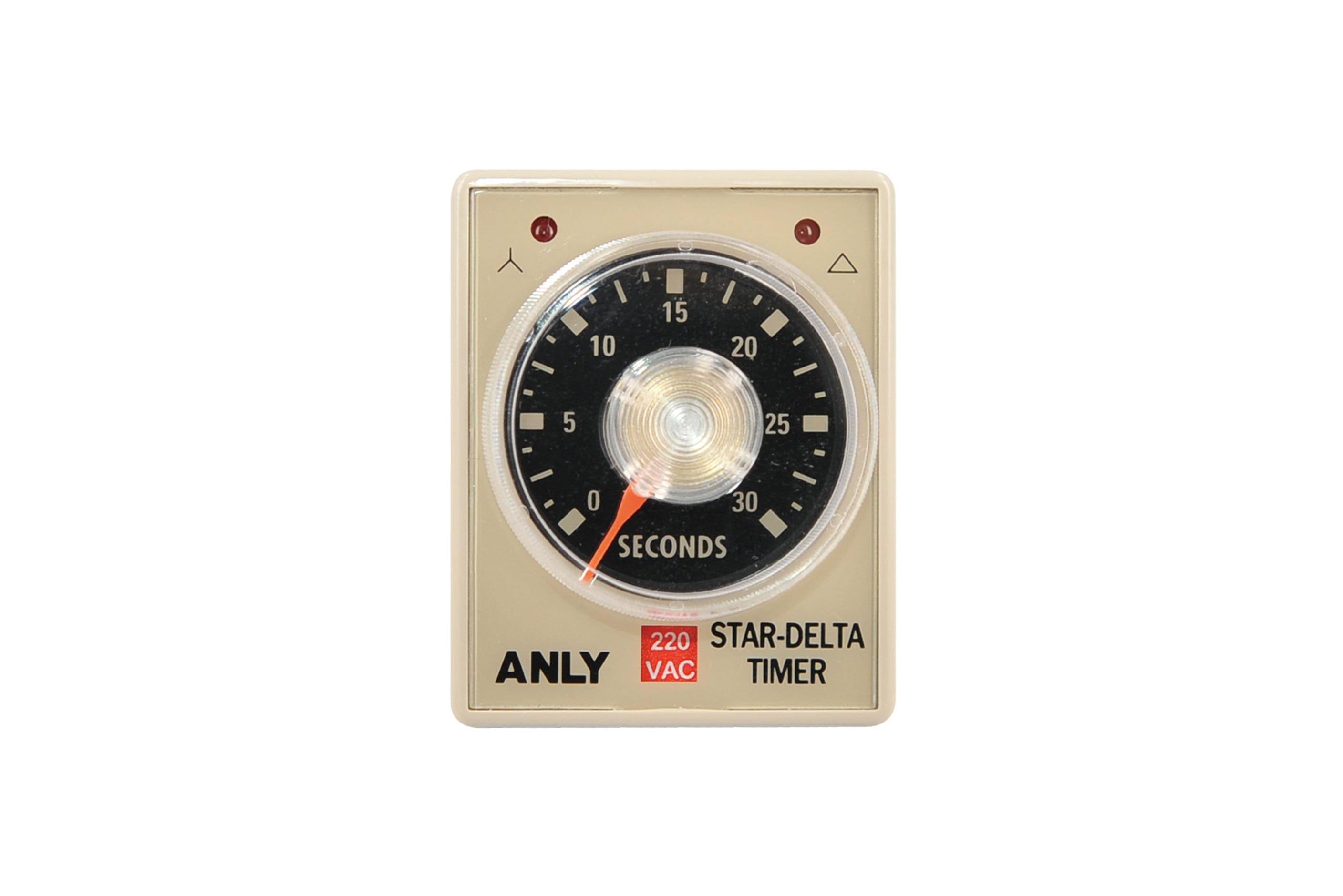 Star Delta Timer 8pin 220VAC 5A - ARD Anly Taiwan - Qahraba