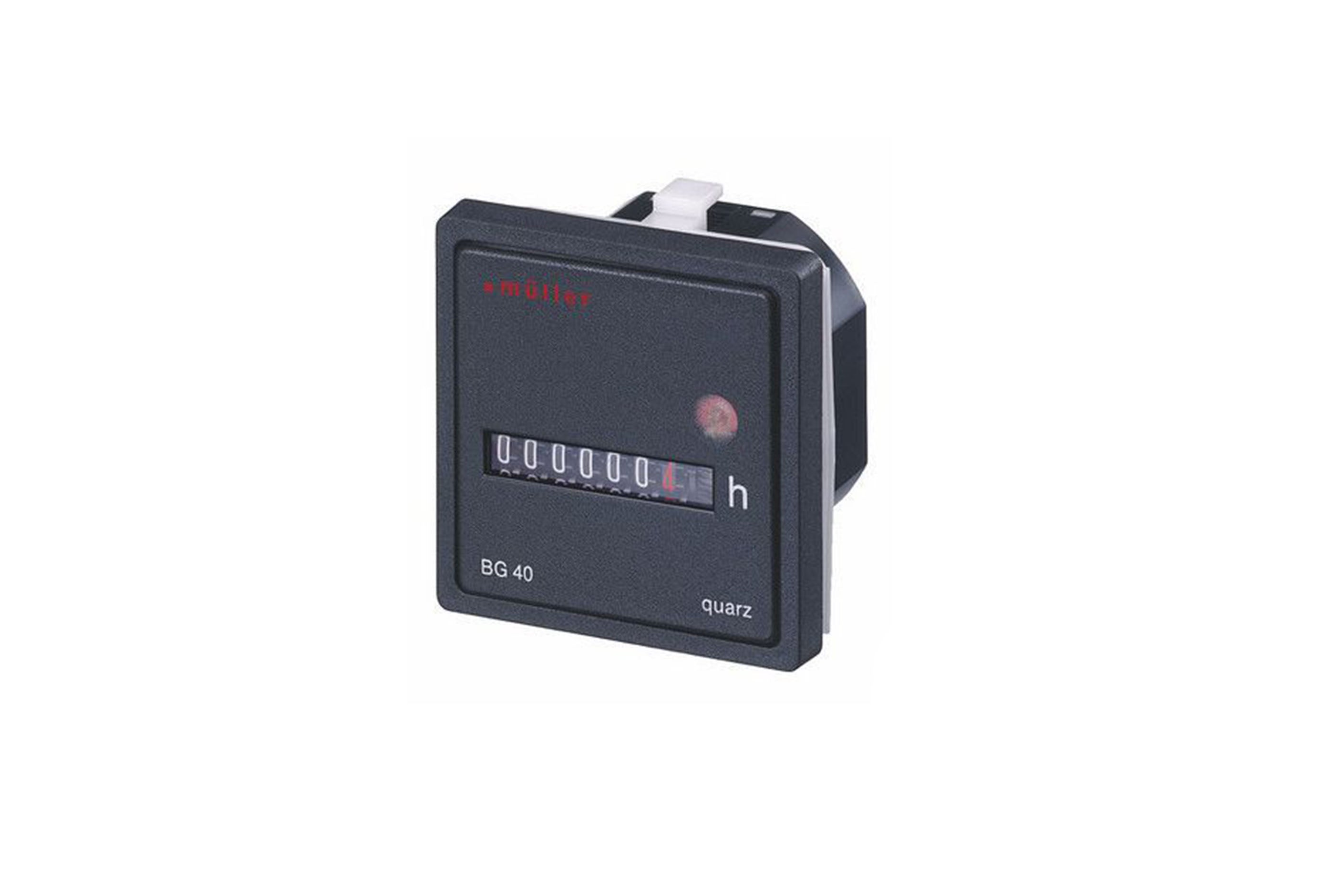 Elapsed Time Counter Analog 48x48mm 12-48VDC BG40.27 Hugo Muller - Qahraba