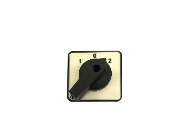 6 Pole Changeover Switch Panel Mount 1-0-2 20A C042 Auspicious - Qahraba