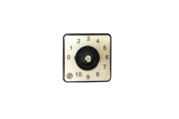 10 Position Switch with Off (0-1-2-3-4-5-6-7-8-9-10) 20A 1 Pole C112 ...