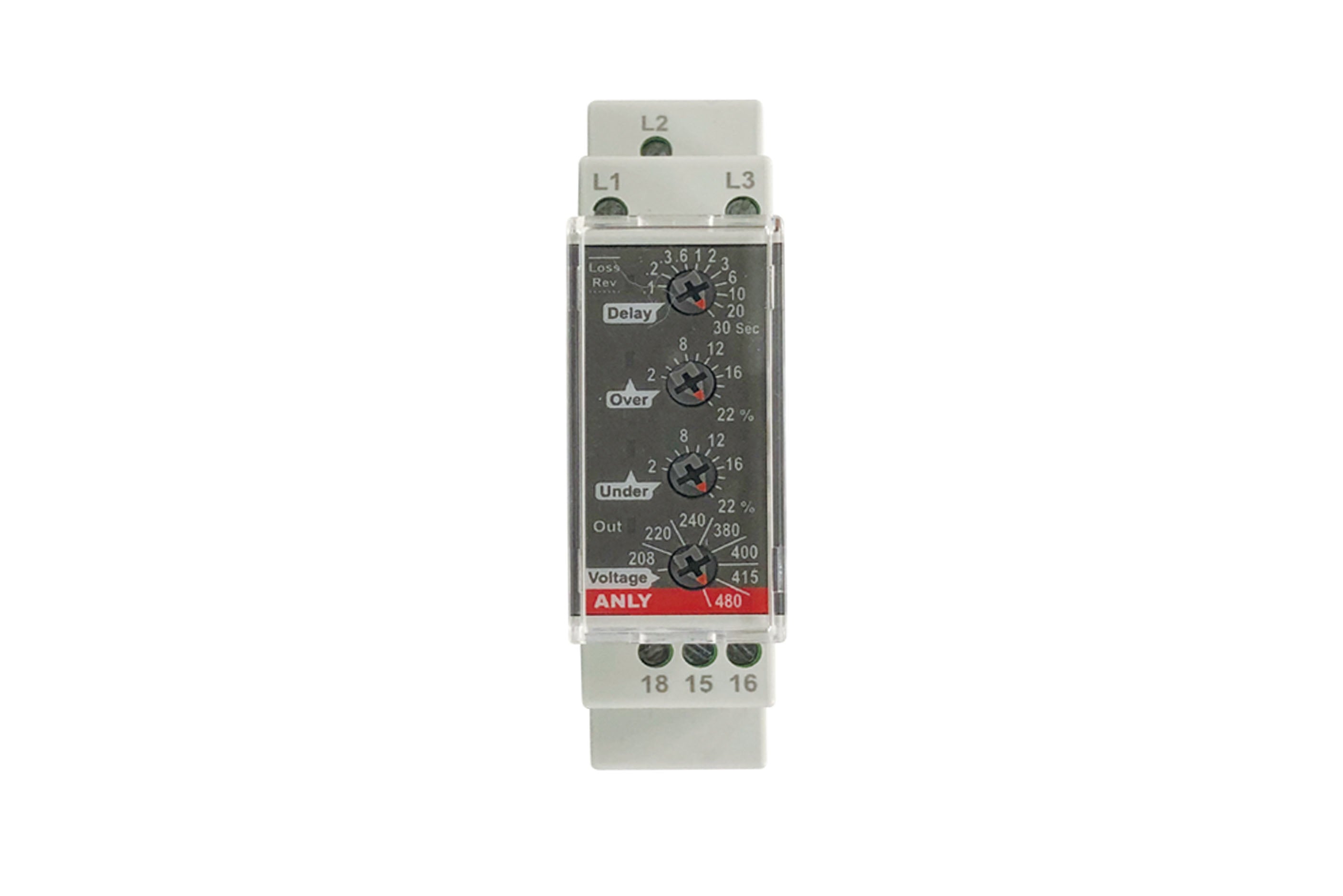 Under and Over Voltage Protection Relay 3 Phase EP2-23 Anly - Qahraba