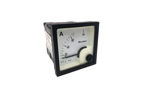 Analog Amp Meter 48x48 CT Type Input 1A ERI48/ESI48 Revalco - Qahraba