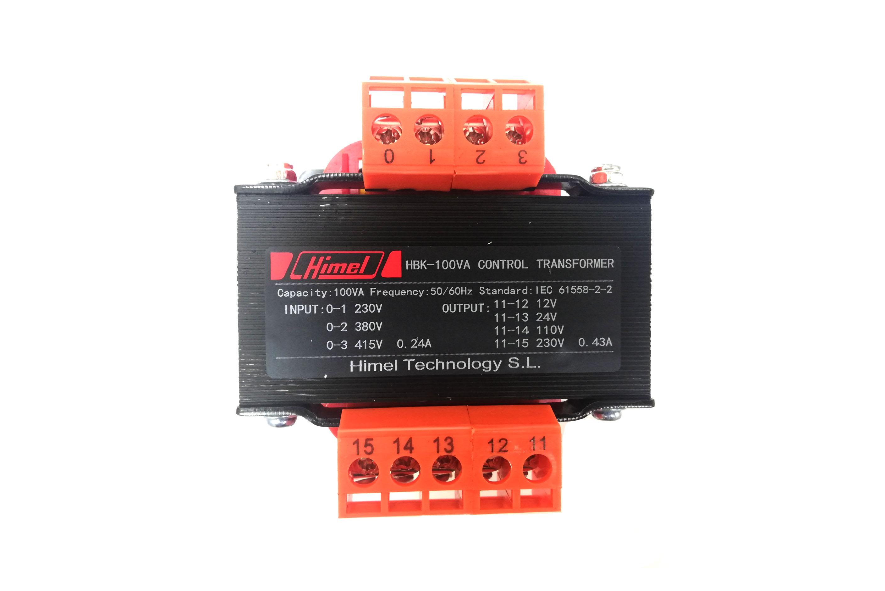 Multi Control Transformer 100VA - HBK00100H2MC Himel - Qahraba