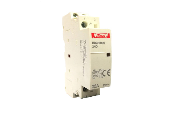 Modular Contactor 25A 2P 2NO - HDCH8s25220 Himel - Qahraba