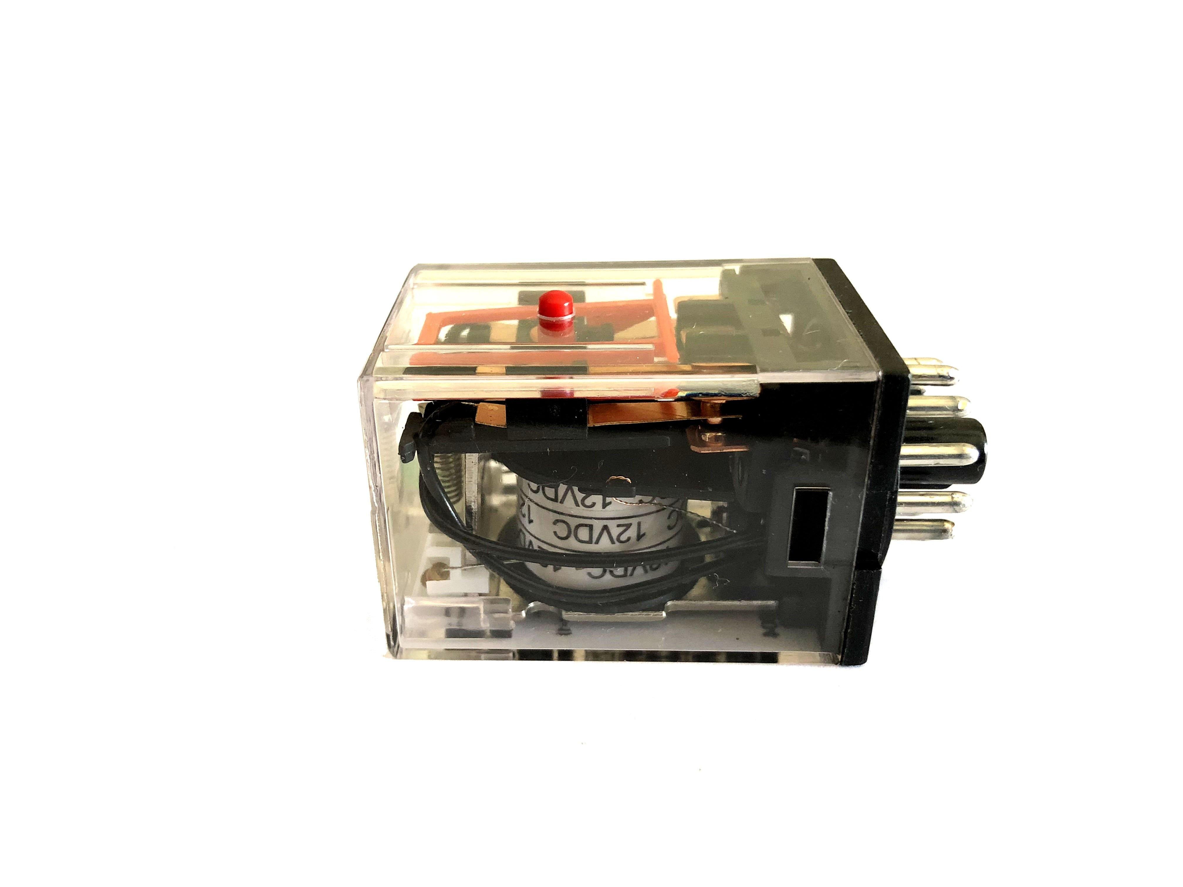 11 pin Relay Round 10A 3PDT Fits Din Rail Socket Model: MK3PN Rayex ...