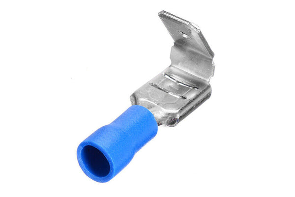 Blue Insulated Cable Lugs Spade with Male End Type 2.5mm (Pack of 50 ...