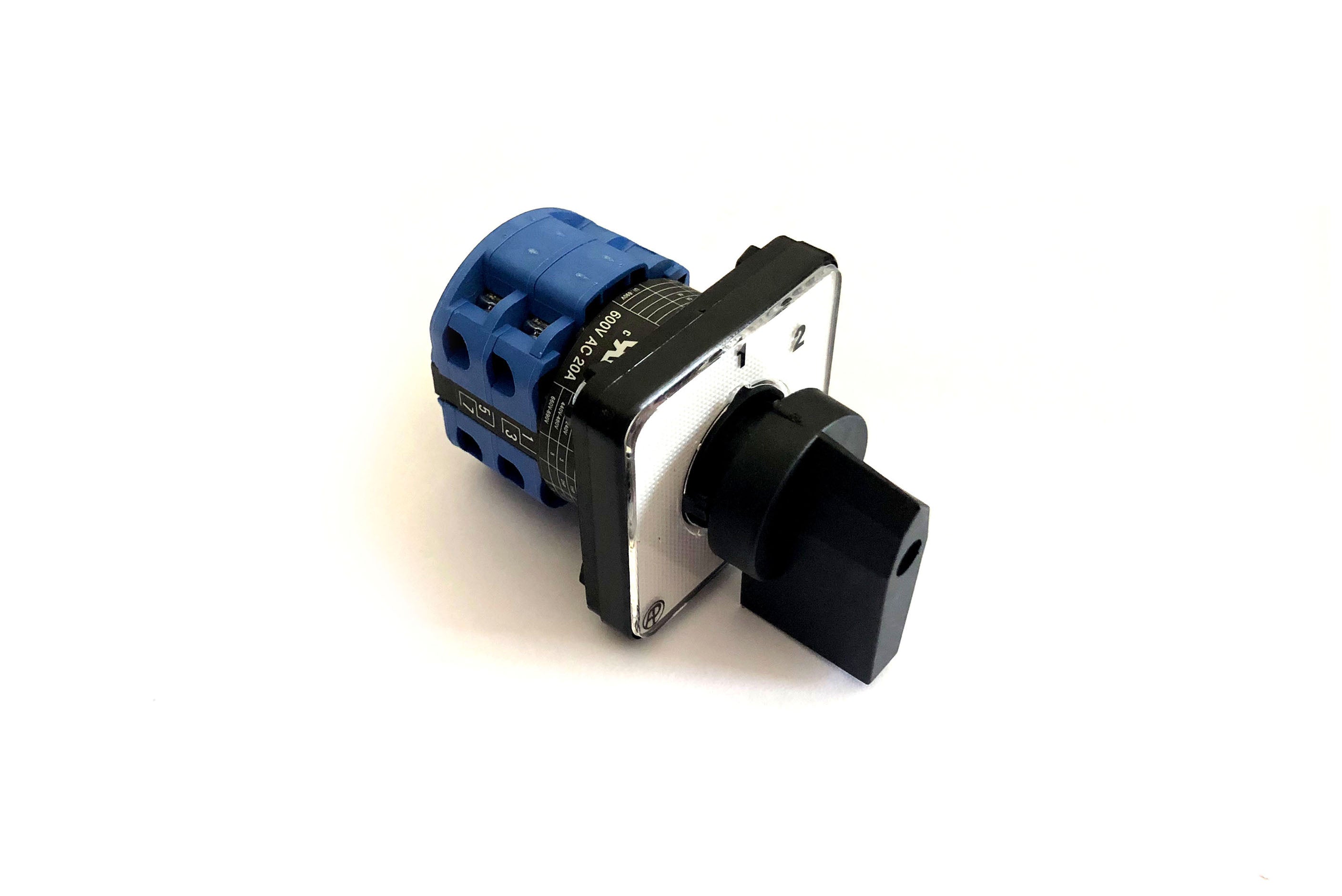 Momentary Rotary Switch Spring Return 2 Pos 1-2 20A 2P R206 Auspicious ...