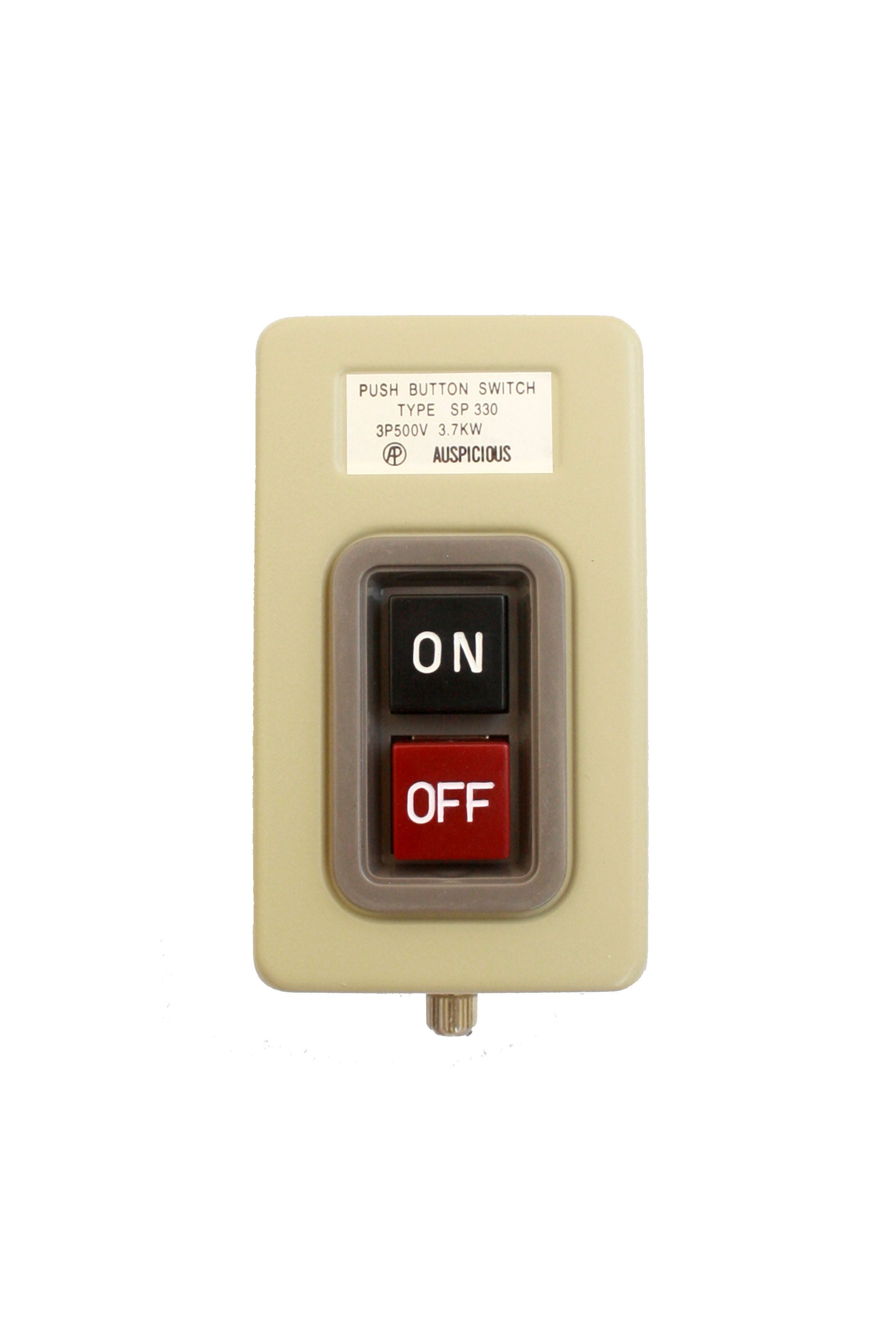 Motor Push Button On-Off 30A 3.7kW 3 Phase SP330 Auspicious Taiwan ...